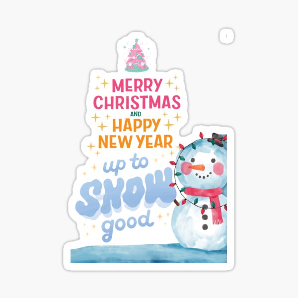 "Merry Christmas 2023" Sticker for Sale by faizaart | Redbubble