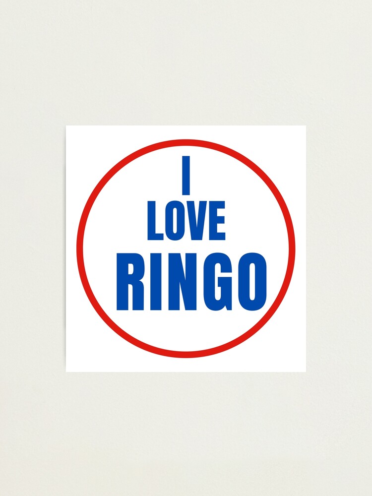 ""I Love Ringo" Vintage Beatles" Photographic Print for Sale by ...