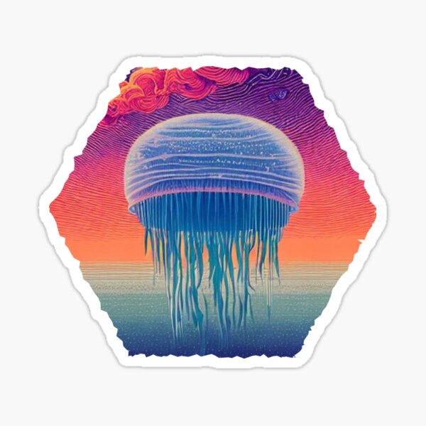 "Jellyfish" Sticker for Sale by vladocar | Redbubble