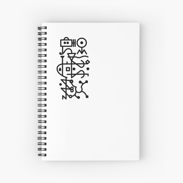 "Dont hug me im scared ( dhmis ) leslie's book design symbols" Spiral ...