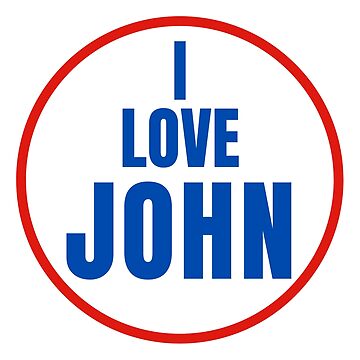 ""I Love John" Vintage Beatles" Sticker for Sale by AntoinetteStore ...