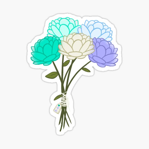 "Subtle Little Vincian (mlm) Lotus flowers " Sticker for Sale by Just ...