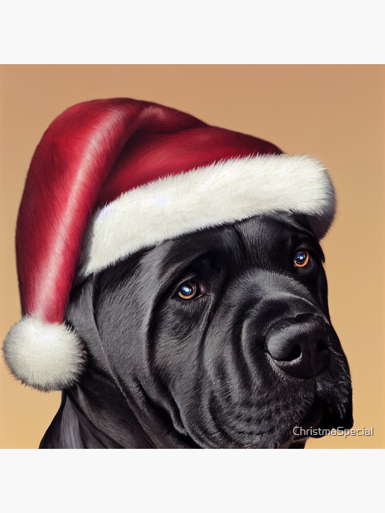 "Christmas Cane Corso - Perfect For Animal Lovers" Sticker for Sale by ...