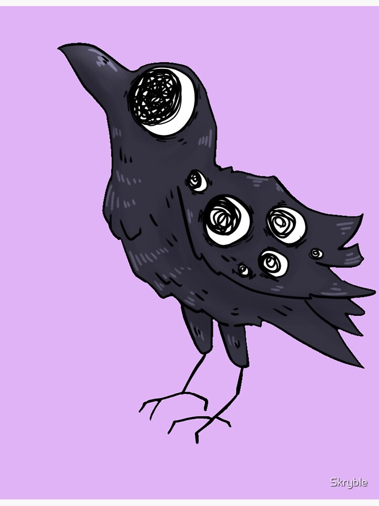 "Mutant Raven" Poster for Sale by Skryble | Redbubble
