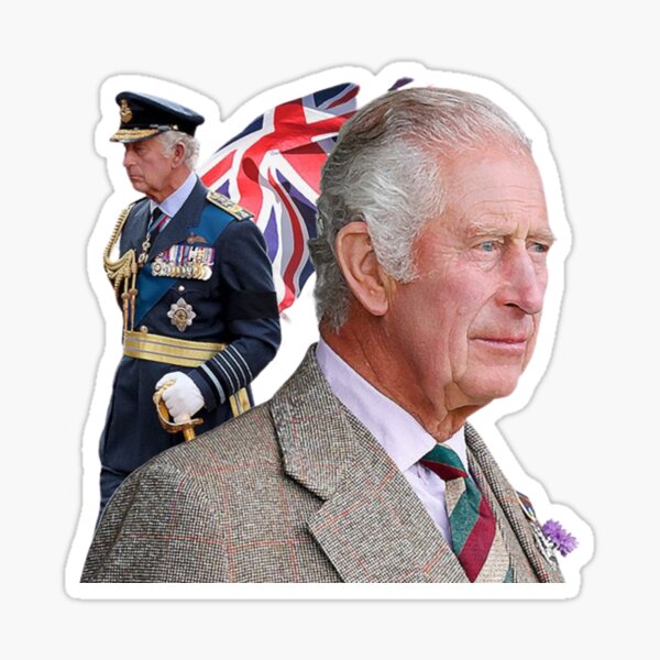 "king charles iii" Sticker for Sale by PaxPax22 | Redbubble