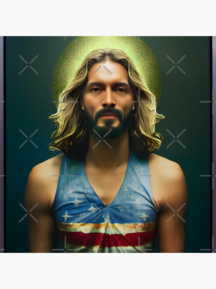 "American Jesus" Sticker for Sale by inkMortar | Redbubble