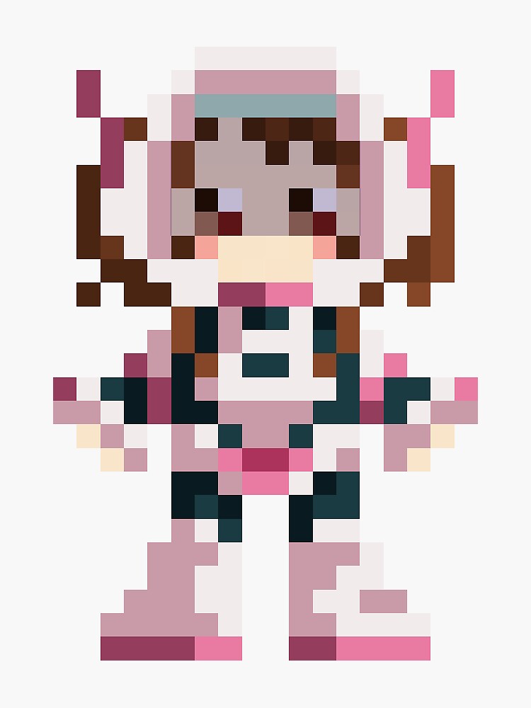 "My Hero Academia Ochaco Uraraka Pixel Art Ver. 4" Sticker for Sale by ...