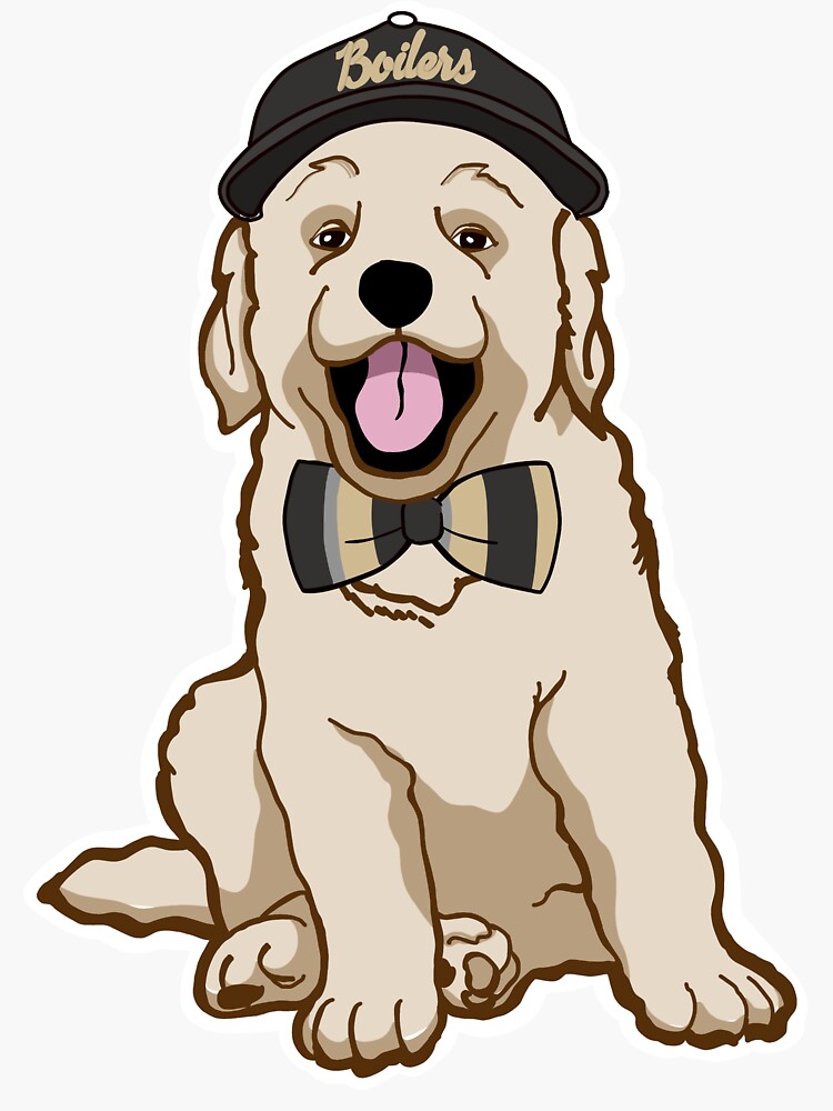 "Boiler Pup" Sticker for Sale by kourtneyotte | Redbubble