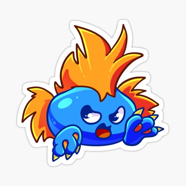 "Wild Slime" Sticker for Sale by ziodynes098 | Redbubble