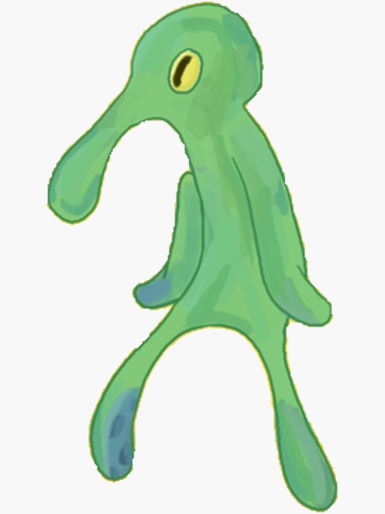 "Squidward" Sticker by SpaceNoise | Redbubble