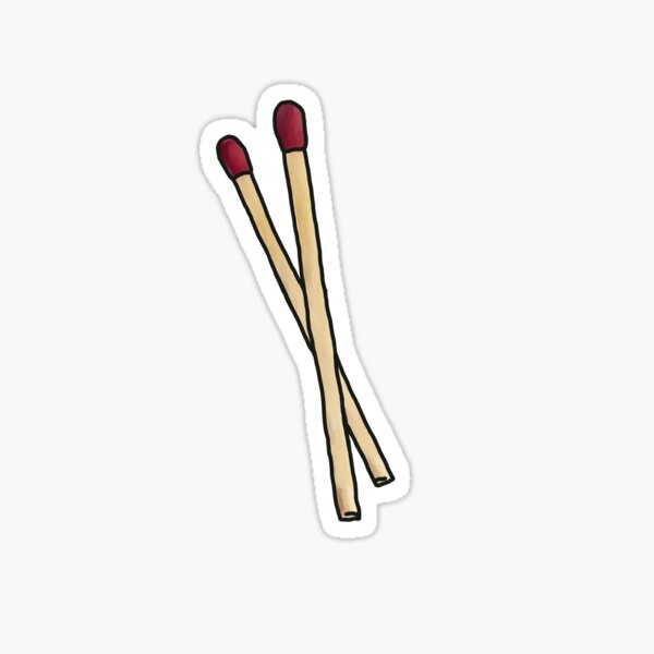 "Matches" Sticker for Sale by ScrabbleRouser | Redbubble