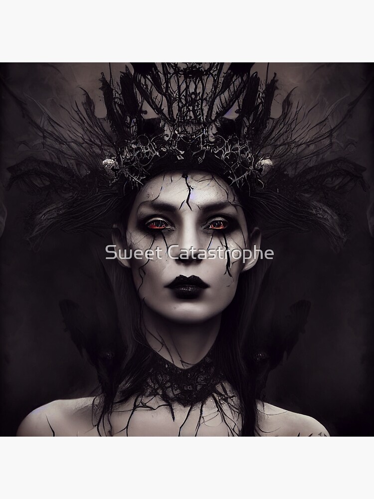 "Raven Queen" Sticker for Sale by Sweetcatastroph | Redbubble