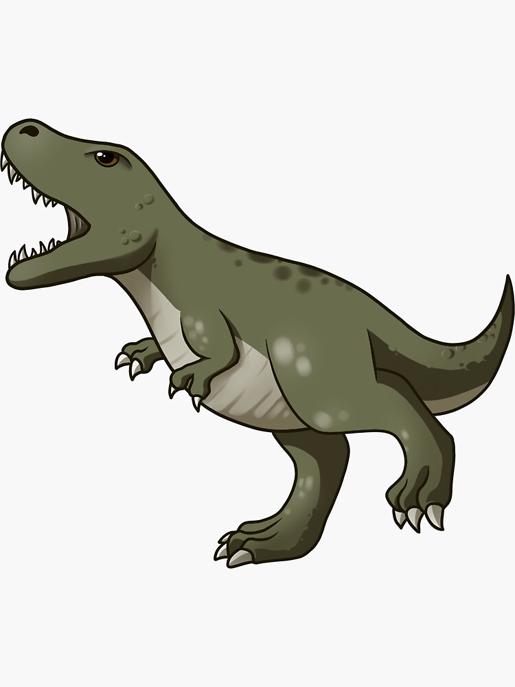 "T-rex Stomp" Sticker for Sale by totodos | Redbubble