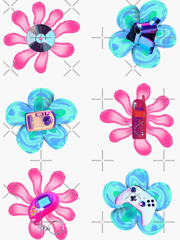 "Millennium Sticker Pack" Sticker for Sale by Planetary-Disco | Redbubble