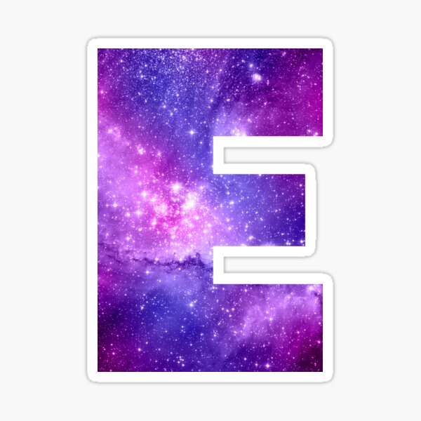 "E 1" Sticker by lucy-mac | Redbubble