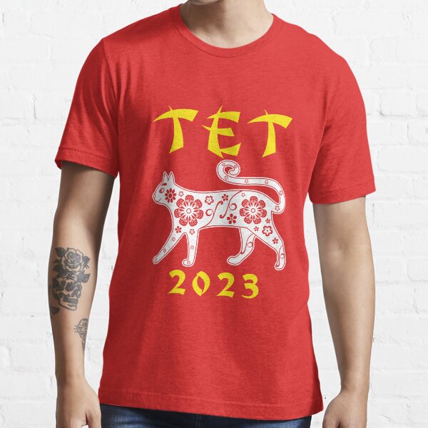 T Shirt « Têt 2023 Année Du Chat Nouvel An Lunaire Vietnamien Par