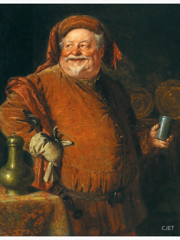 "Falstaff with a Pewter Jug and a Goblet | Eduard von Grutzner | 1908 ...