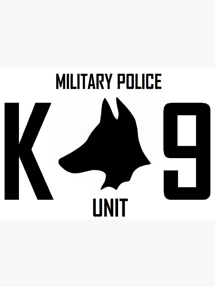 "Military Police K-9" Sticker for Sale by Workingdogs | Redbubble