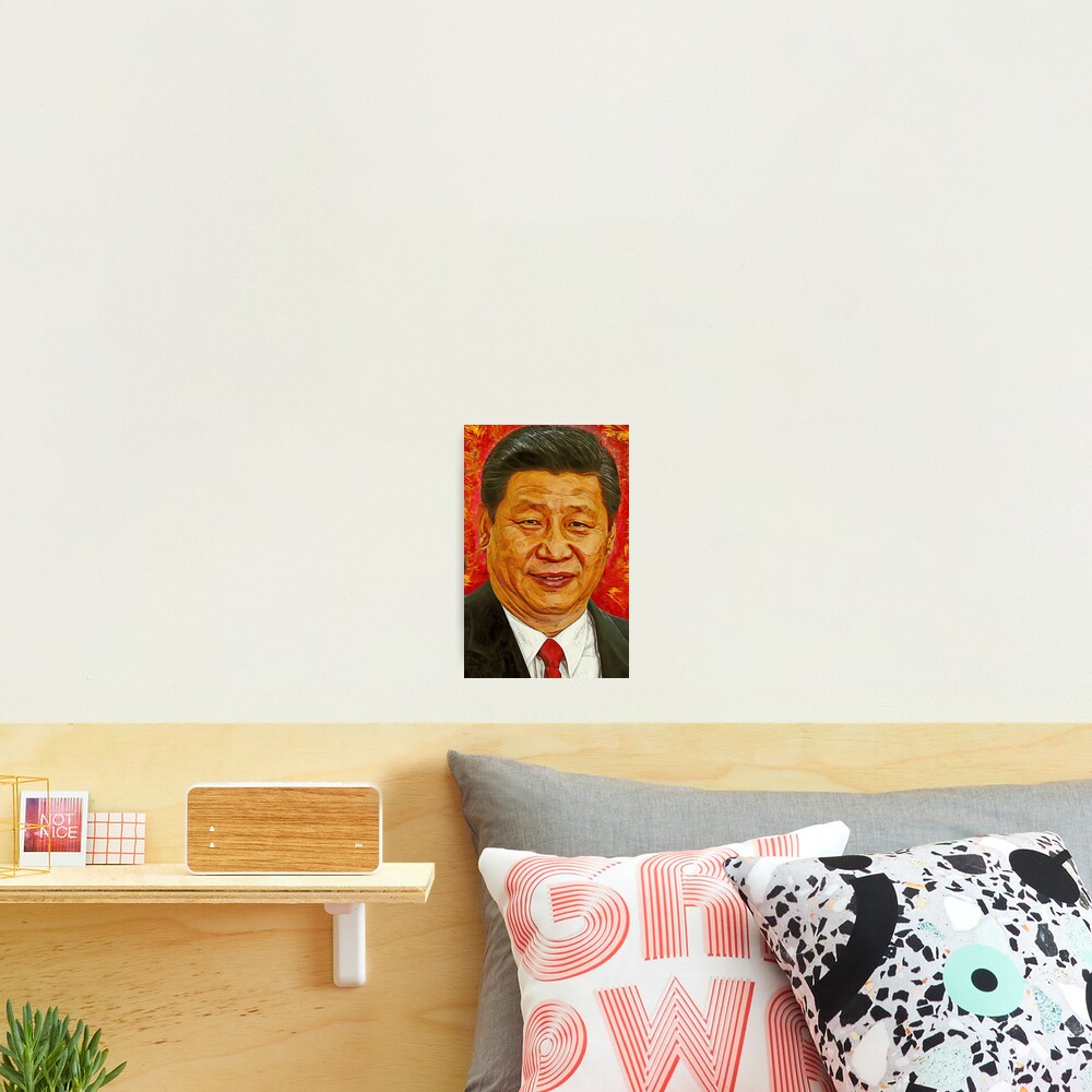Xi Jinping Portrait• Art " Poster for Sale by •GOLDENGENES • | Redbubble
