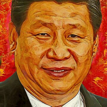 Xi Jinping Portrait• Art " Poster for Sale by •GOLDENGENES • | Redbubble