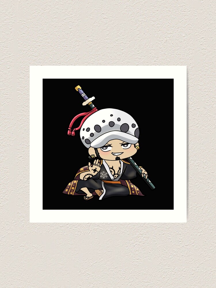 "Trafalgar Law One Piece Wano Arc Full Body Chibi" Art Print for Sale ...