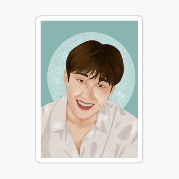 "Bang Chan" Sticker for Sale by tsunaraa | Redbubble