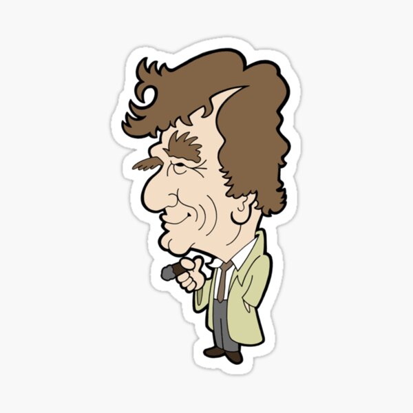 "Columbo " Sticker for Sale by Positiv3Arts | Redbubble