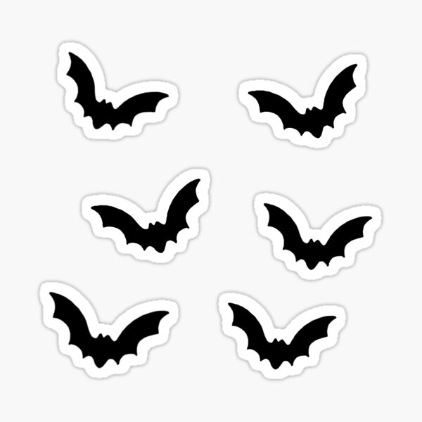 "bat sticker pack" Sticker for Sale by dorsa t | Redbubble