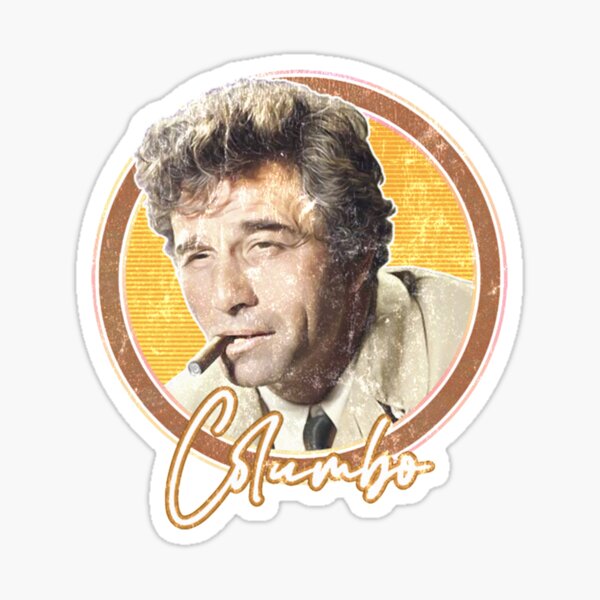 "Columbo " Sticker for Sale by Positiv3Arts | Redbubble