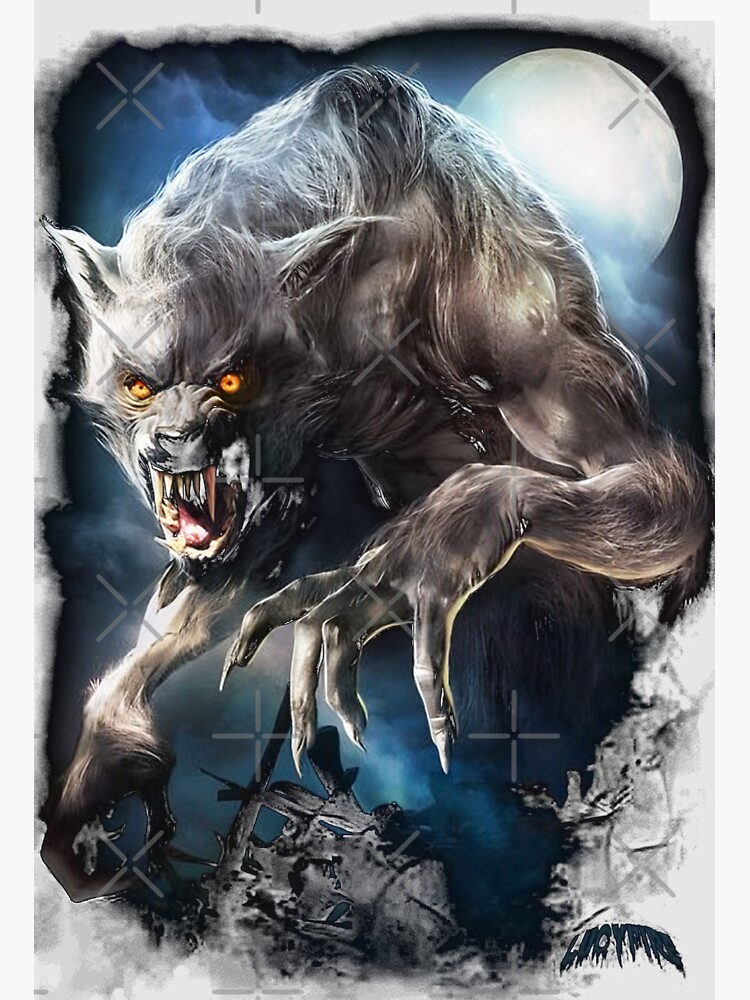 "Werewolf By Night a Werewolf By Night" Sticker for Sale by Gijici ...