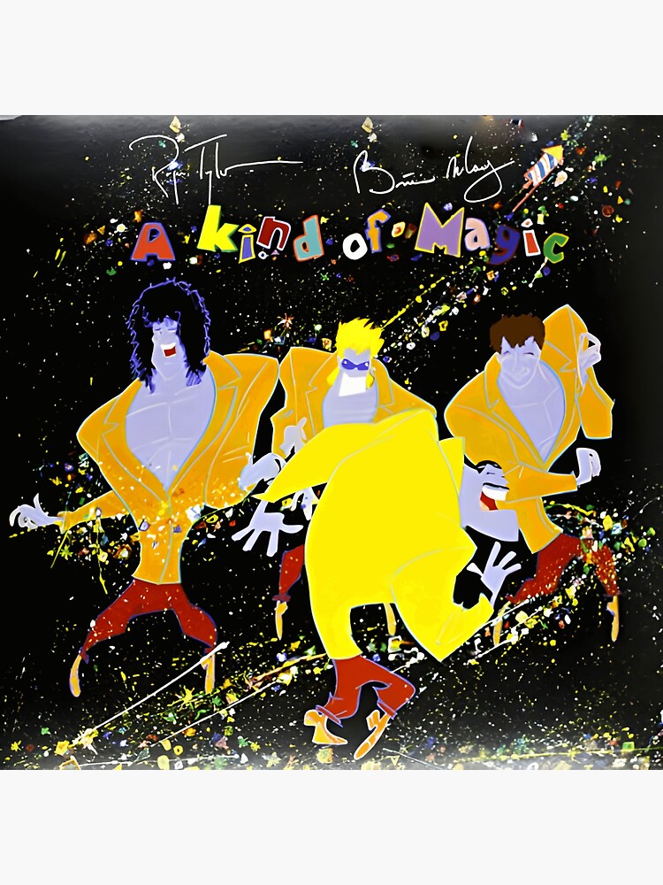 "A Kind of Magic album art happy" Sticker for Sale by AlisoneHoward ...