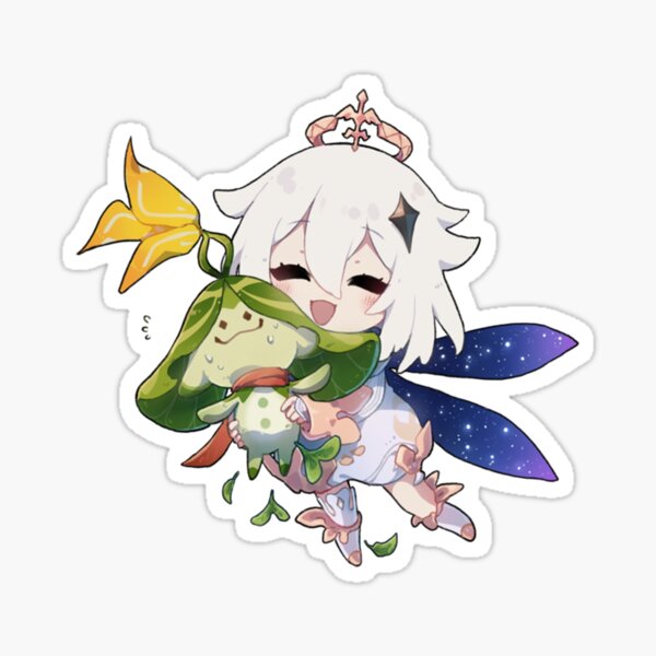 "Paimon and Arama Premium " Sticker for Sale by BoomWaddup | Redbubble