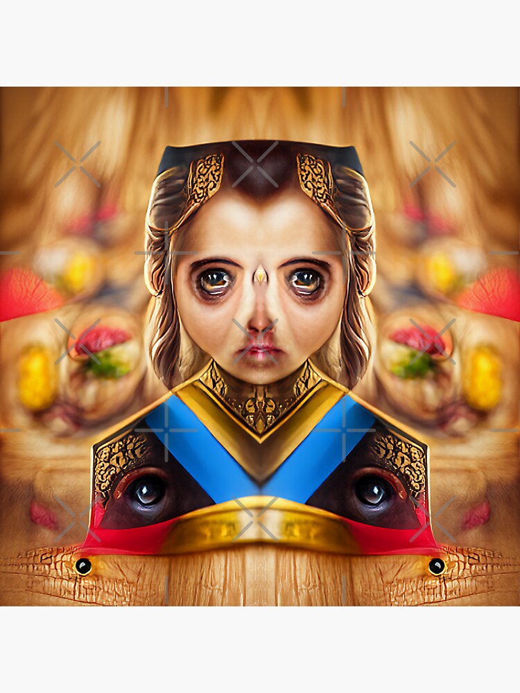 "got painting" Sticker for Sale by Byterra-Artech | Redbubble