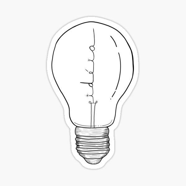 "think idea draw" Sticker for Sale by davidxavier | Redbubble