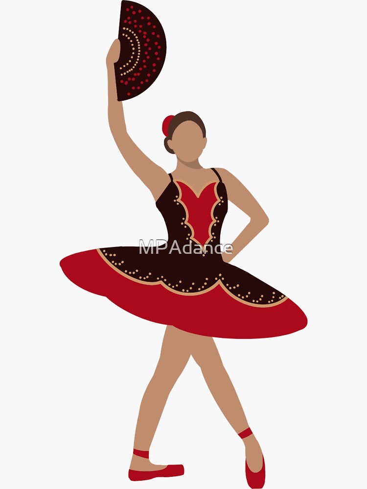 "Spanish Dancer" Sticker for Sale by MPAdance | Redbubble
