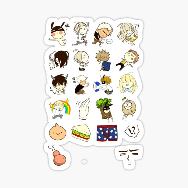 "19 Days Characters 3" Sticker for Sale by agraenitapai | Redbubble