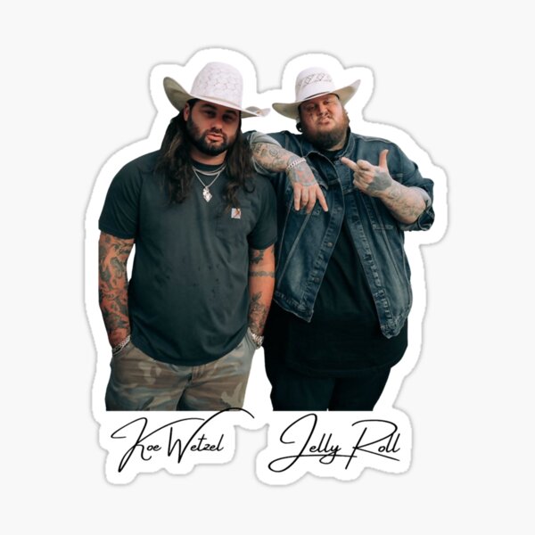 "Koe Wetzel Jelly Roll " Sticker for Sale by KensiMarque | Redbubble