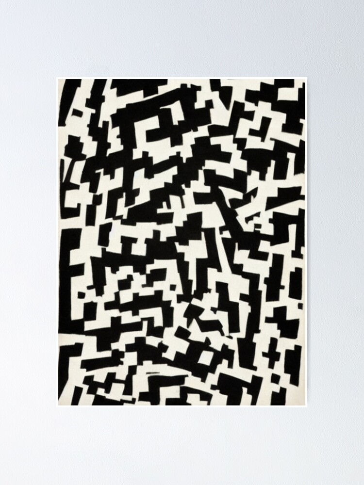 "Black white minimal retro 90s nineties 80s Digital glitch Rave Cubism ...