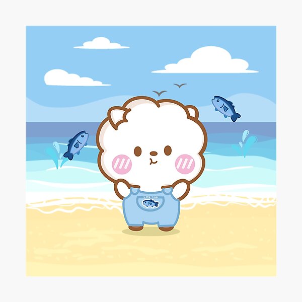 "Cute Kawaii BTS Baby BT21 Character RJ Jin Super Tuna - Jin Solo ...