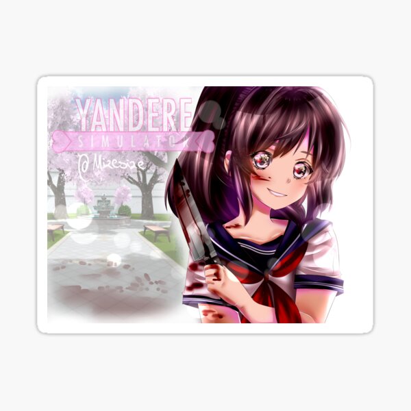 Yandere Chan Simulator Stickers | Redbubble