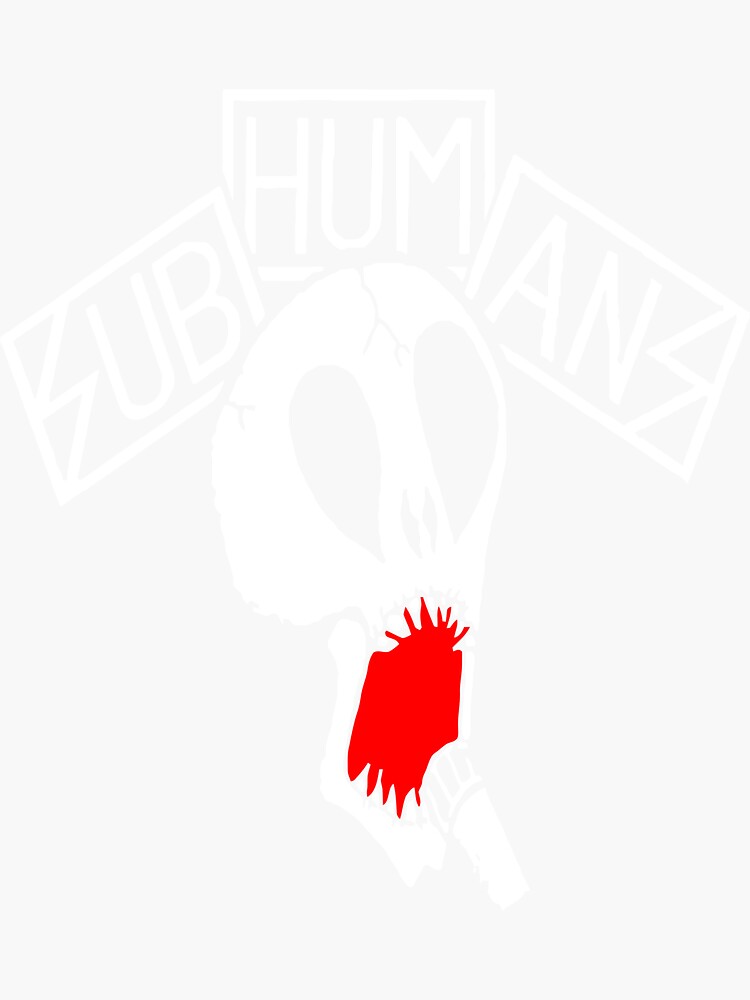 "subhumans" Sticker for Sale by orwexrty | Redbubble