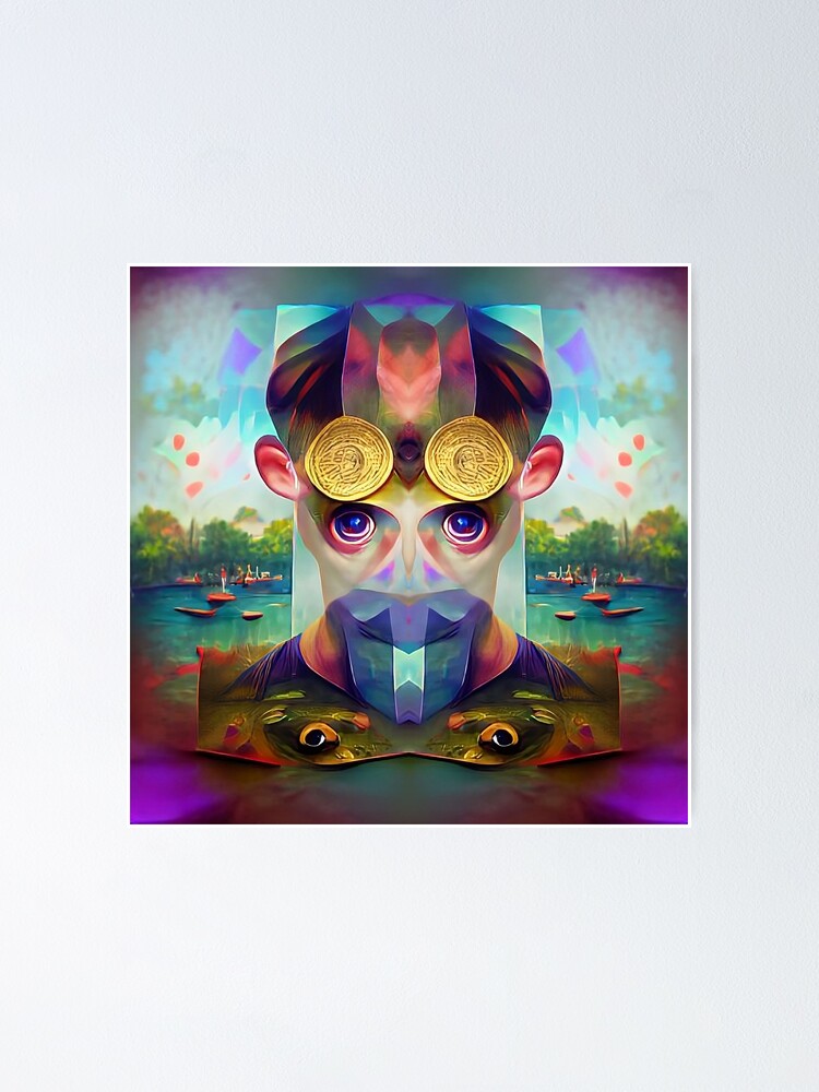 "Code Beast painting" Poster for Sale by Byterra-Artech | Redbubble