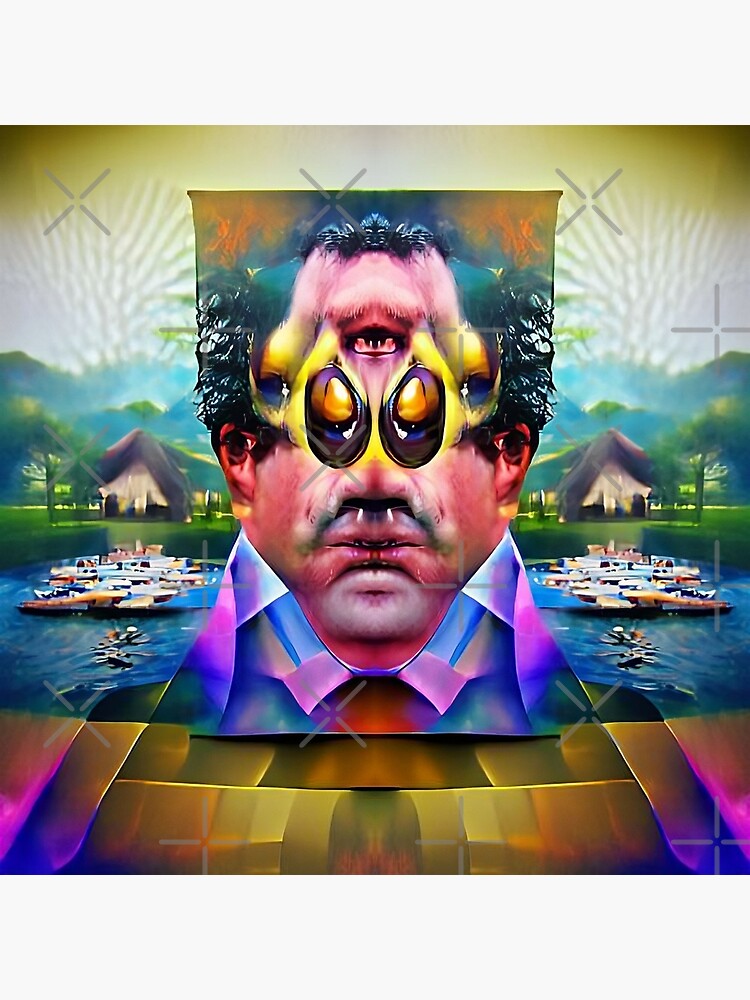 "Bored Mfer painting" Poster for Sale by Byterra-Artech | Redbubble