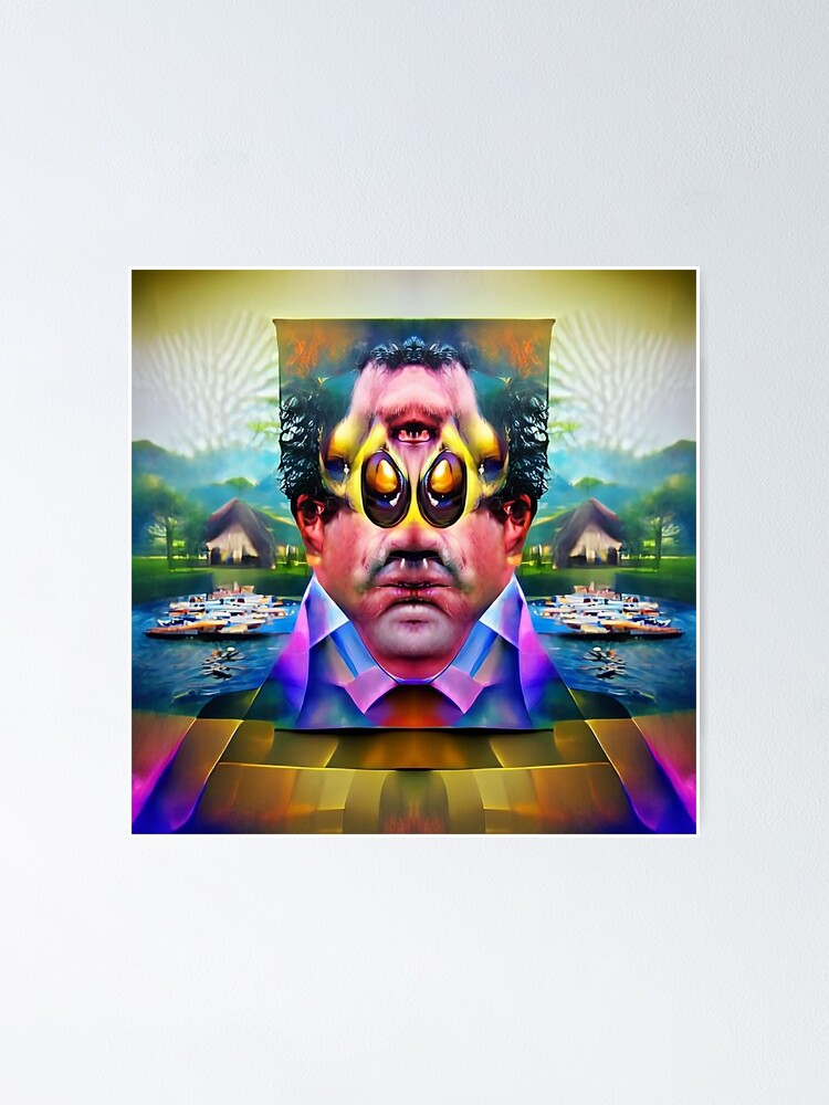 "Bored Mfer painting" Poster for Sale by Byterra-Artech | Redbubble