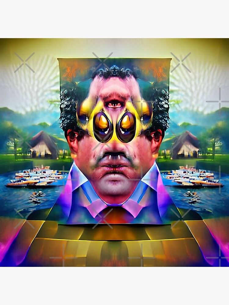 "Bored Mfer painting" Sticker for Sale by Byterra-Artech | Redbubble