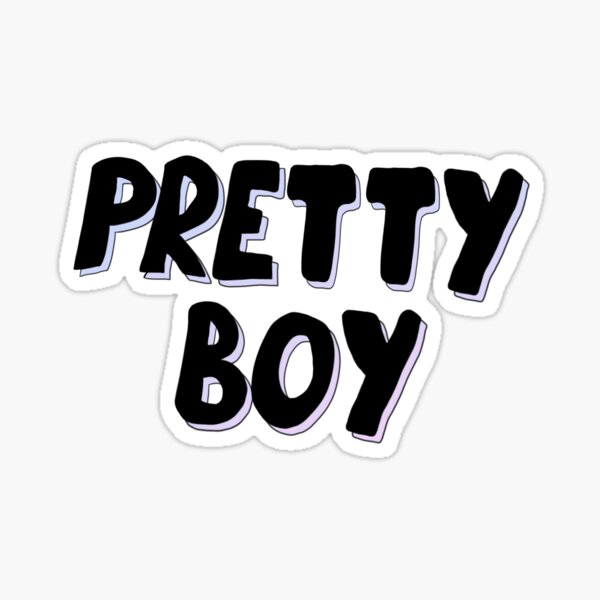 "Pretty Boy Transgender Design" Sticker for Sale by LeeTheNerd | Redbubble