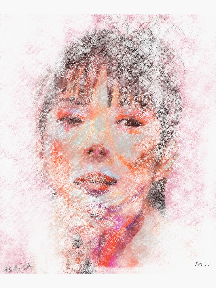 "Portrait A" Sticker for Sale by AsDJ | Redbubble