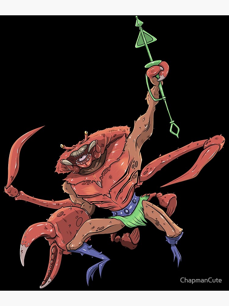 Póster «Regalos de dibujos animados Crusty Crab Hombres Mujeres» de ...