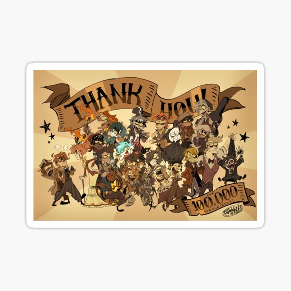 "Zeddyzi 100k Subscribers" Sticker for Sale by Zeddyzi | Redbubble