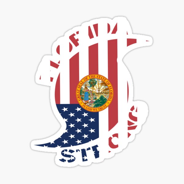 " Florida Strong hurricane USA motivational and inspirational" Sticker ...